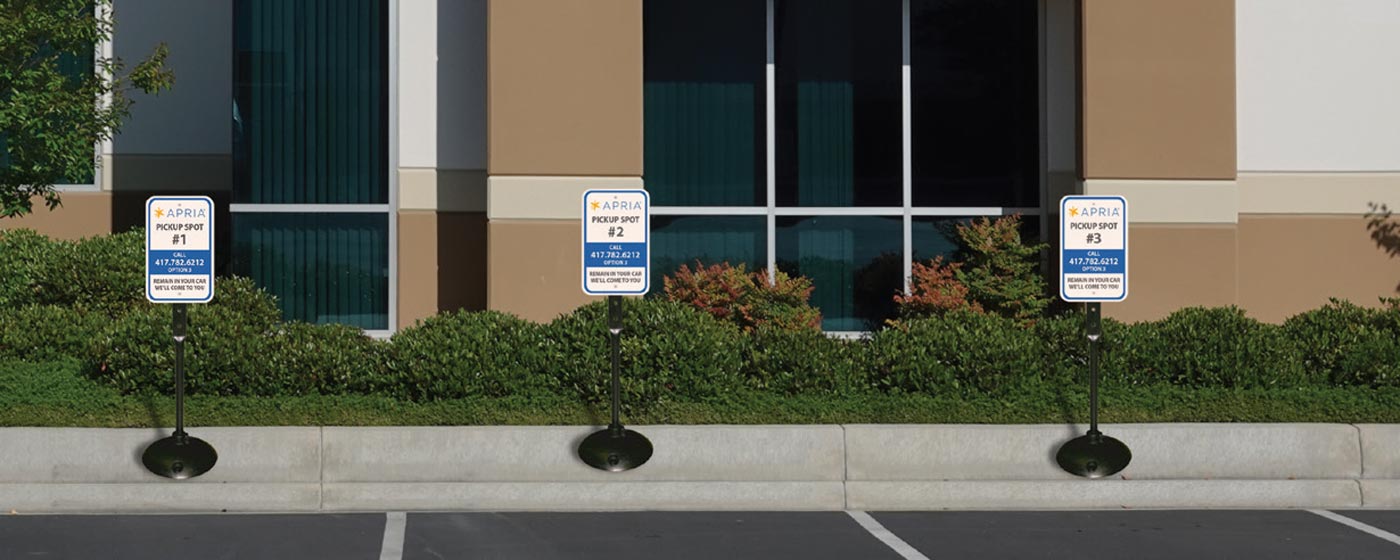 Apria Offers Curbside Service